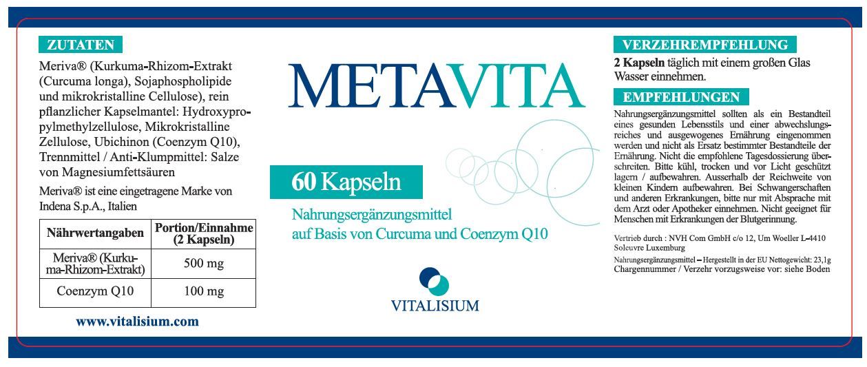 Metavita Test kapsel: Coenzym Q10 (CoQ10)