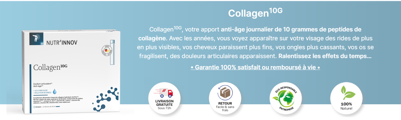Collagen10G avis : 10 grammes de collagène par jour (2024)